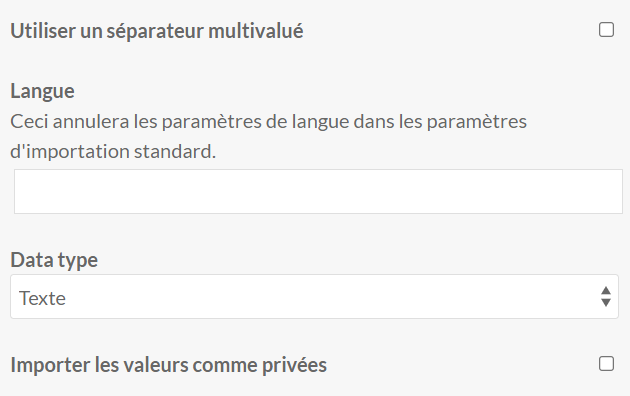 Import CSV - Guide Omeka S
